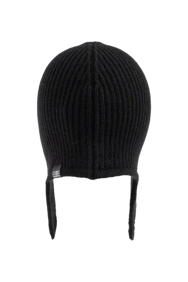 MAISON MARGIELA Wool Beanie With Logo Patch