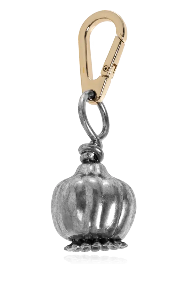 LEMAIRE Brass Bag Charm With Carabiner - Silver