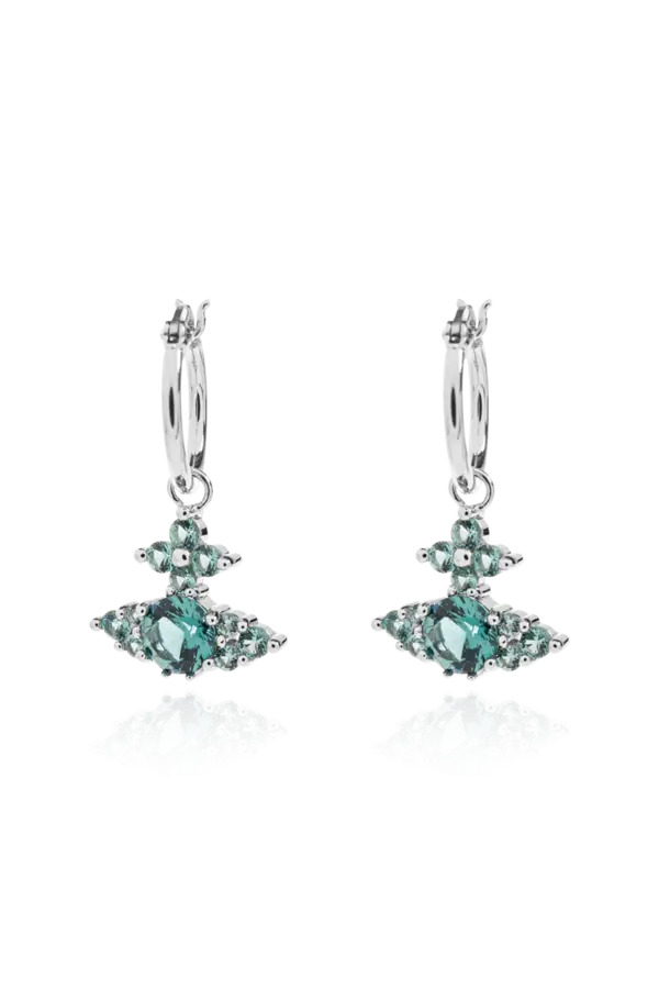 VIVIENNE WESTWOOD Feodorita Hoop’ Earrings - Silver
