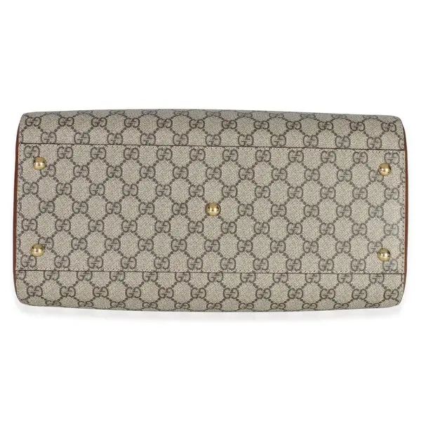 Gucci Gg Supreme Monogram Boston Bag