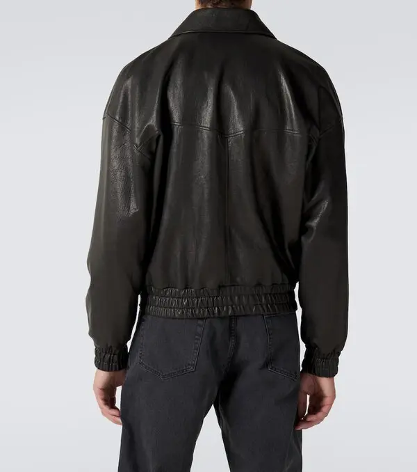 Saint Laurent Leather Zip-up Jacket
