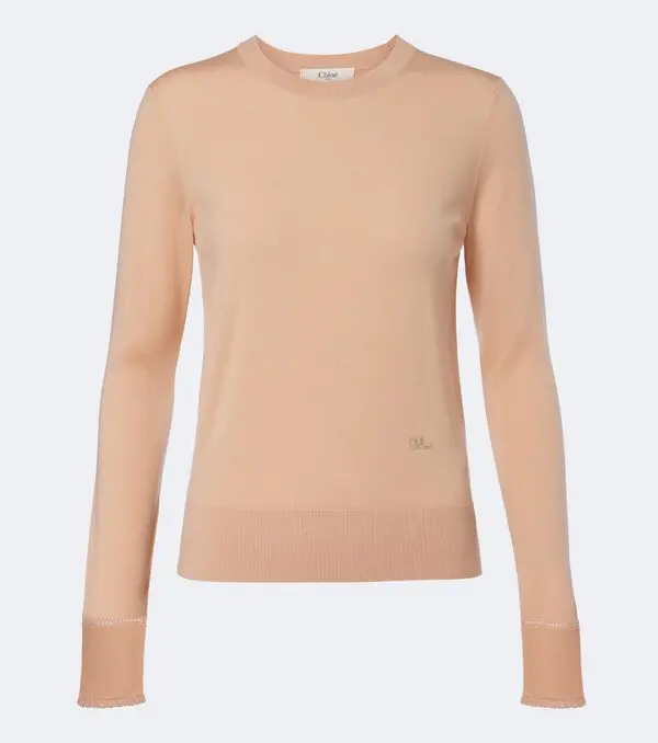 Chloé Wool Sweater - Pink
