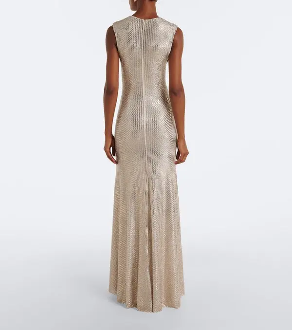 Roland Mouret Embellished Gathered Gown