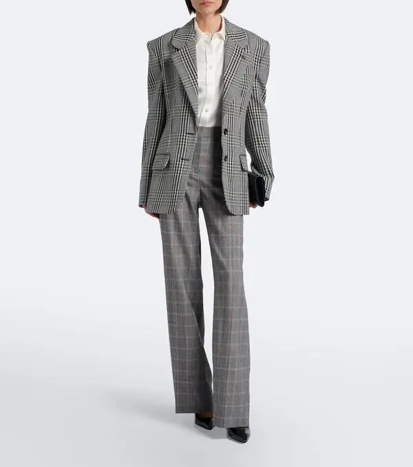 Stella McCartney Checked Wool Blazer