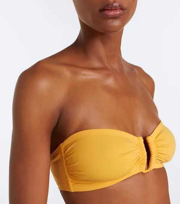 ERES Show Gathered Bandeau Bikini Top