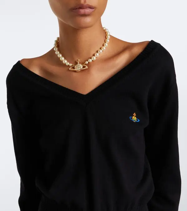 VIVIENNE WESTWOOD Beatrice Cotton And Cashmere Sweater