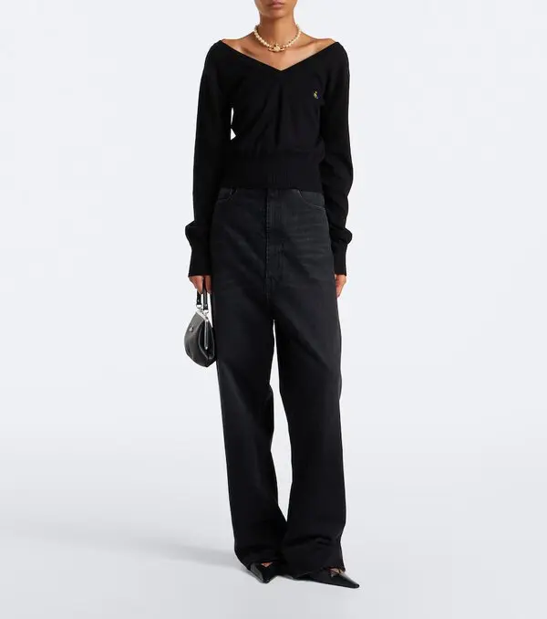 VIVIENNE WESTWOOD Beatrice Cotton And Cashmere Sweater
