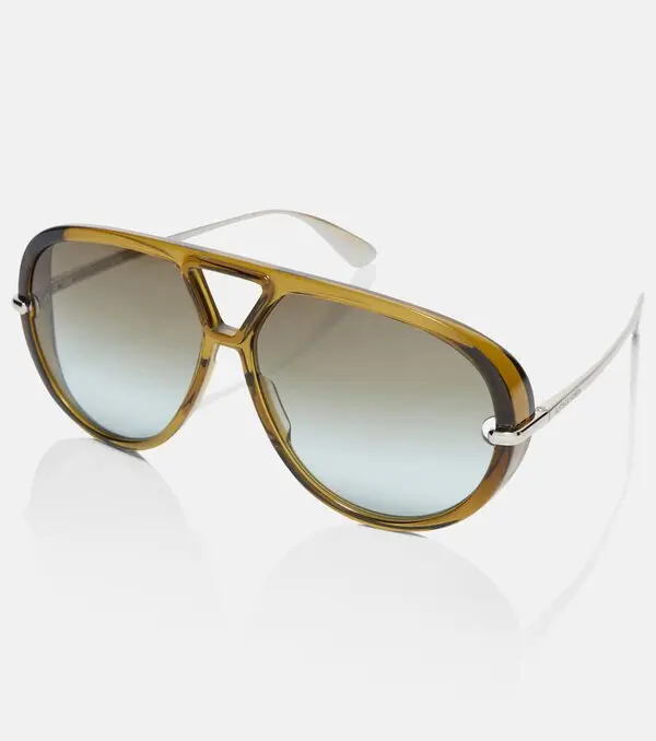 Bottega Veneta Drop Aviator Sunglasses