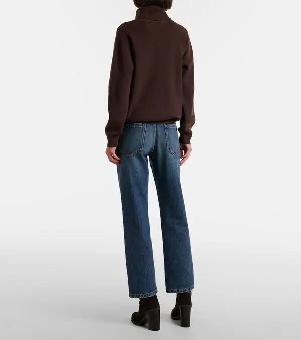 Brunello Cucinelli Cropped Straight Jeans