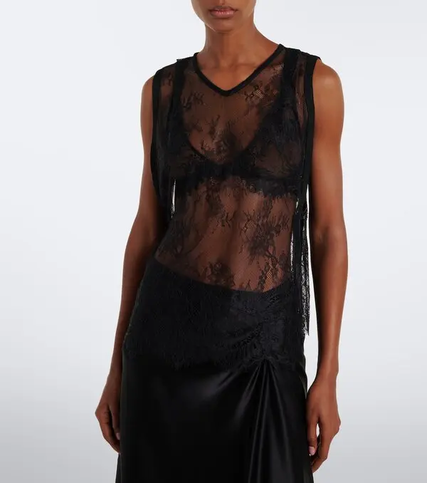 SIR. Ingrid Sheer Lace Top