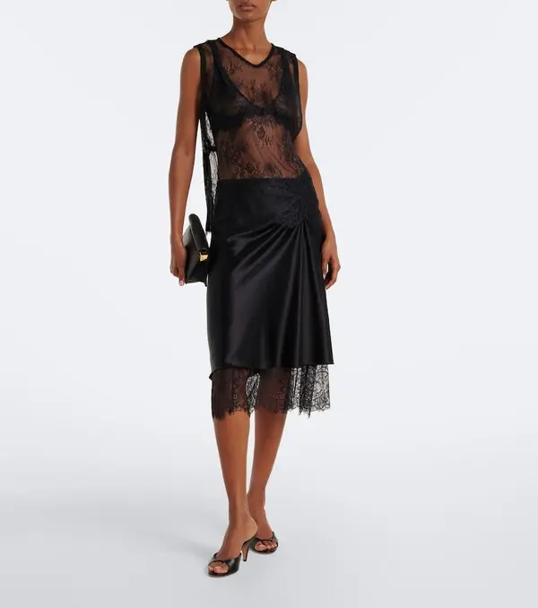 SIR. Ingrid Sheer Lace Top