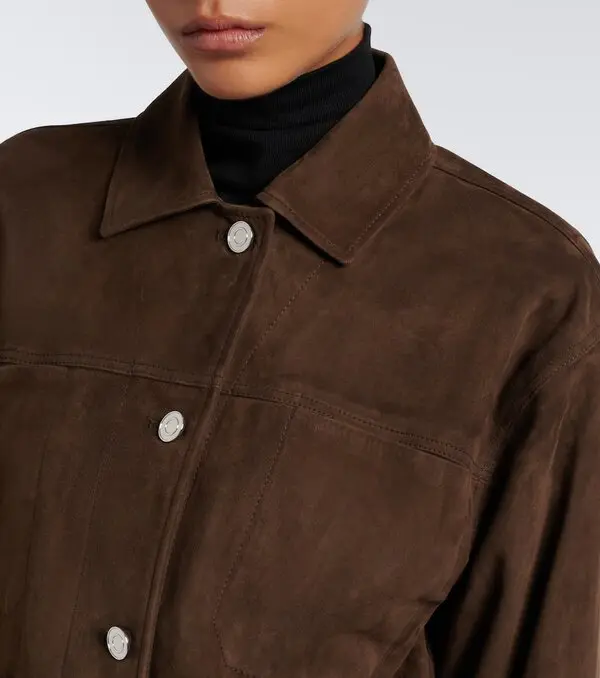 Vince Suede Jacket - Brown