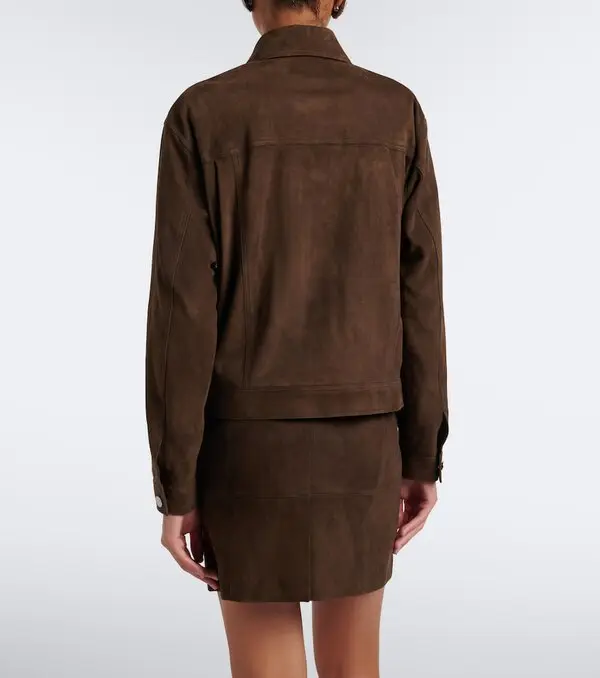 Vince Suede Jacket - Brown