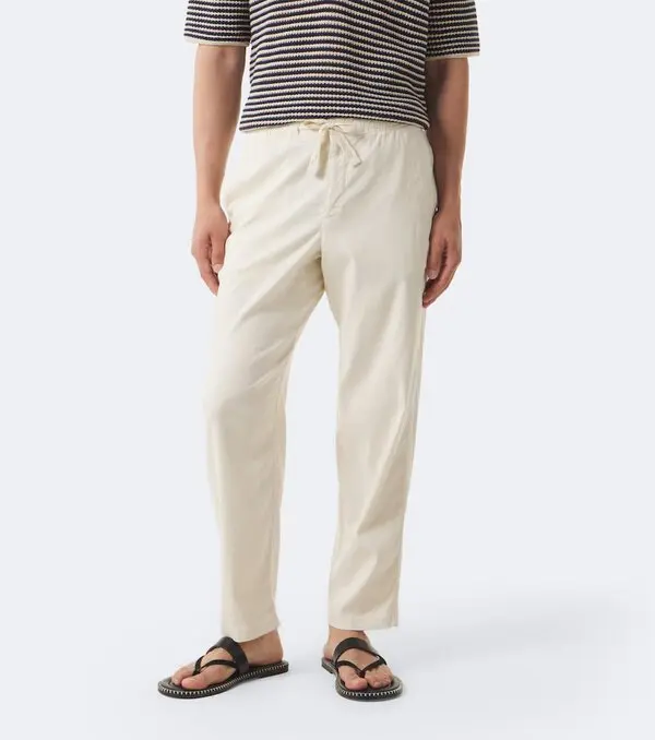 Orlebar Brown Alex Linen-blend Trousers - White