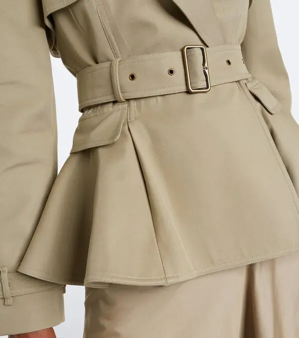Burberry Belted Cotton Jacket
