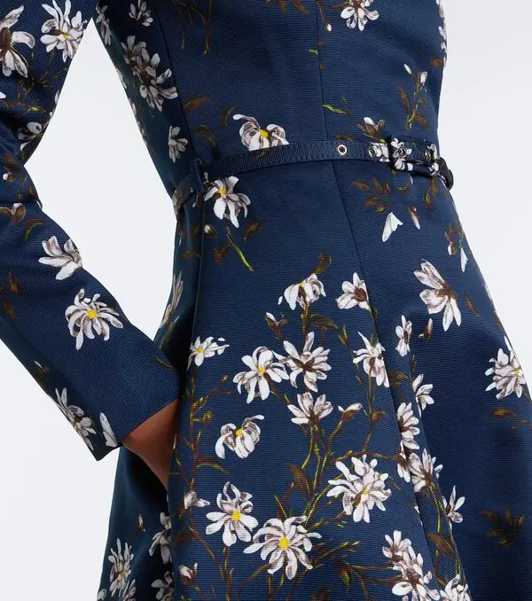 EMILIA WICKSTEAD Capucine Floral Midi Dress - Blue