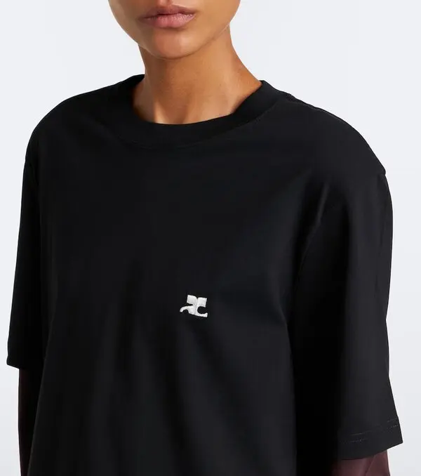 COURREGES Courrèges Double Sleeve Cotton T-shirt