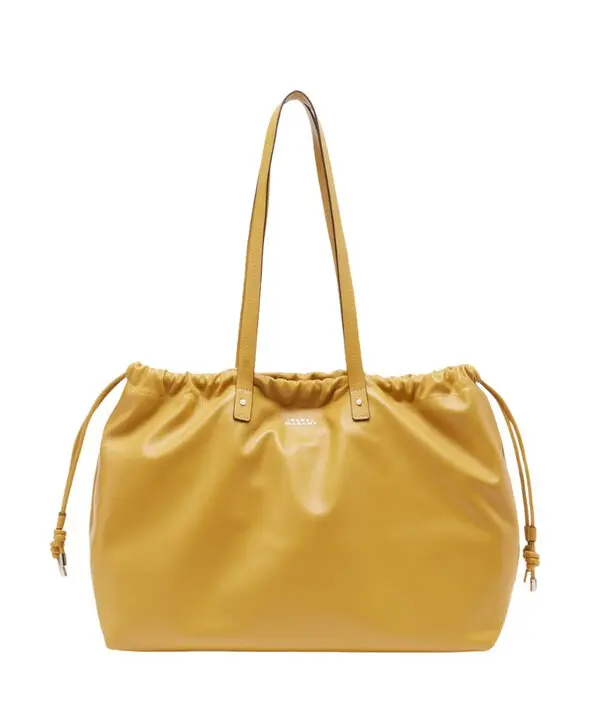 Isabel Marant Étoile Silven Leather Shoulder Bag - Yellow