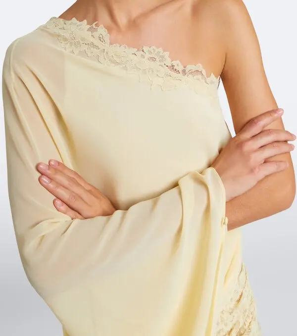 DE LA VALI One-shoulder Top