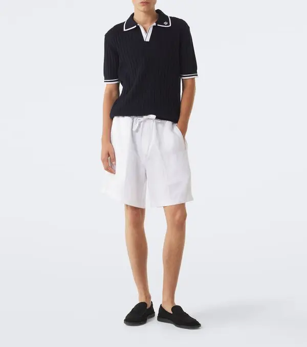 Dolce & Gabbana Dg Cotton Polo Shirt - Blue