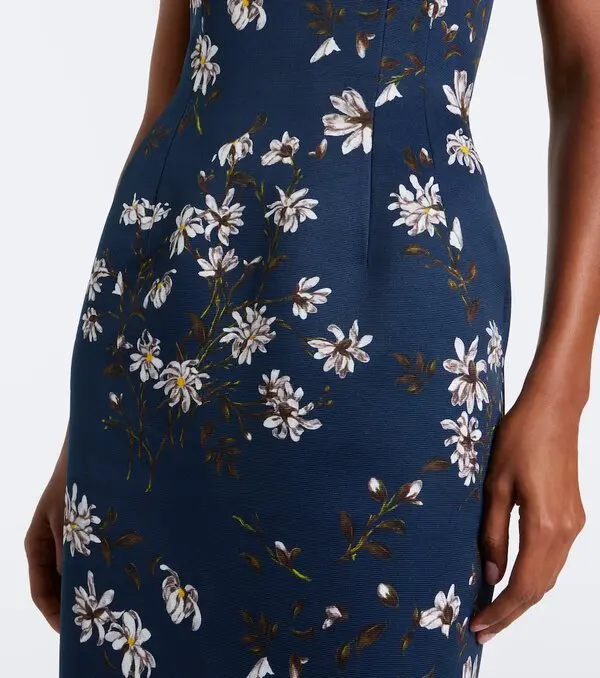 EMILIA WICKSTEAD Laelia Floral Bustier Gown