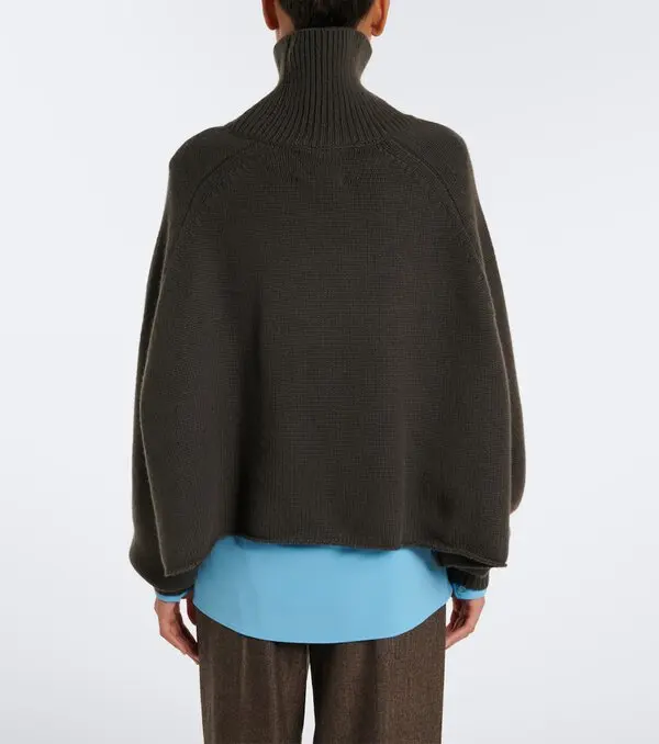 LISA YANG Cashmere Turtleneck Sweater - Brown