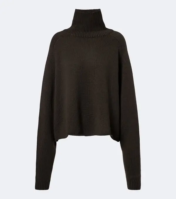 LISA YANG Cathie Cashmere Turtleneck Sweater - Brown