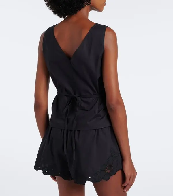 SIR. Klara Cotton Wrap Top