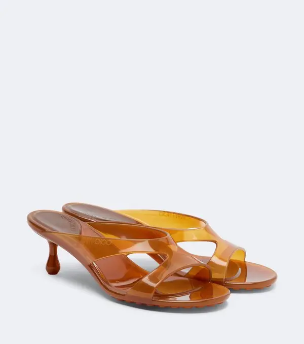 JIMMY CHOO Jelly Drop Tpu Mules - Brown