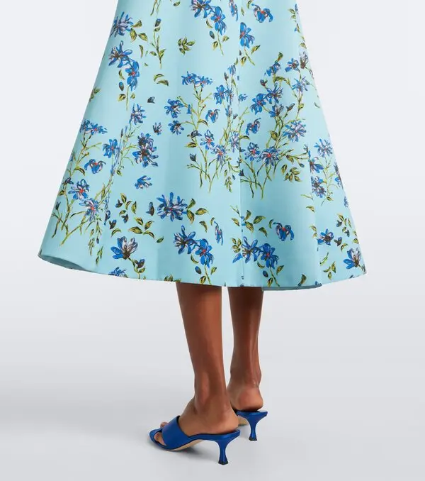 EMILIA WICKSTEAD Mara Floral Midi Dress