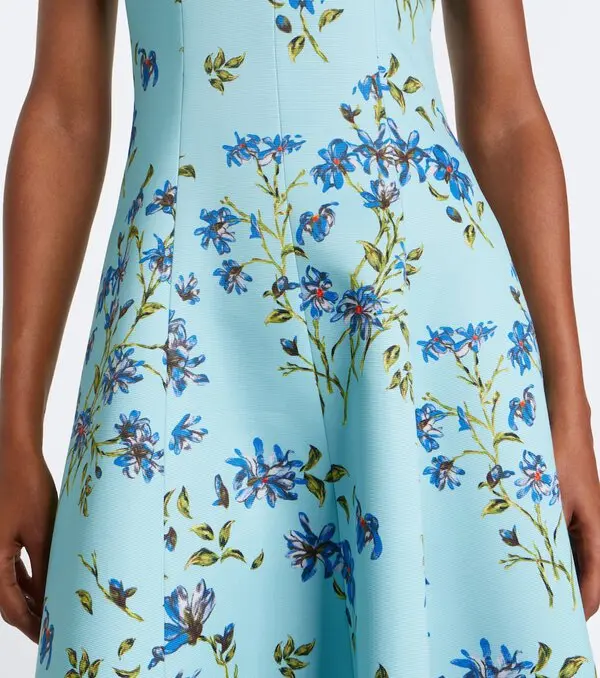 EMILIA WICKSTEAD Mara Floral Midi Dress