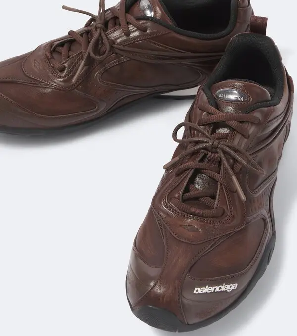 Balenciaga Radar Leather Sneakers