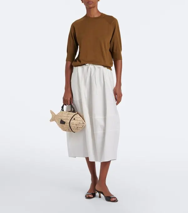Staud Brigitte Mule Sandals - Brown