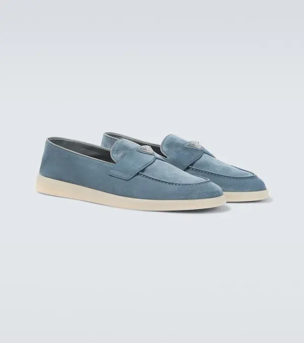 Prada Suede Loafers