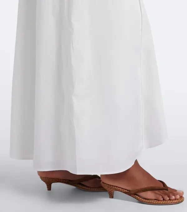 SIR. Klara Cotton Maxi Dress - White
