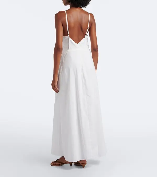 SIR. Klara Cotton Maxi Dress - White