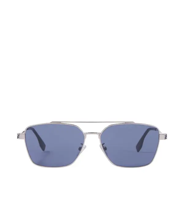Fendi Sky Square Frame Sunglasses - Silver