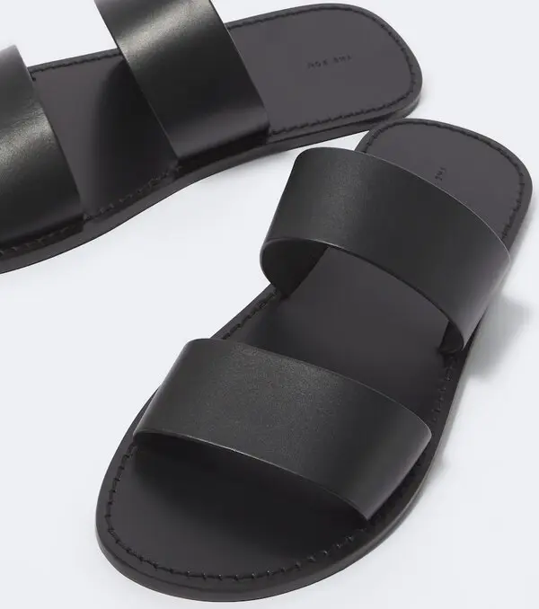 THE ROW Charlie Leather Sandals