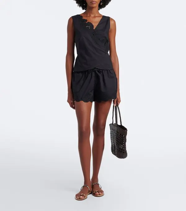 SIR. Klara Cotton Wrap Top