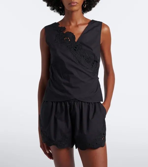 SIR. Klara Cotton Wrap Top