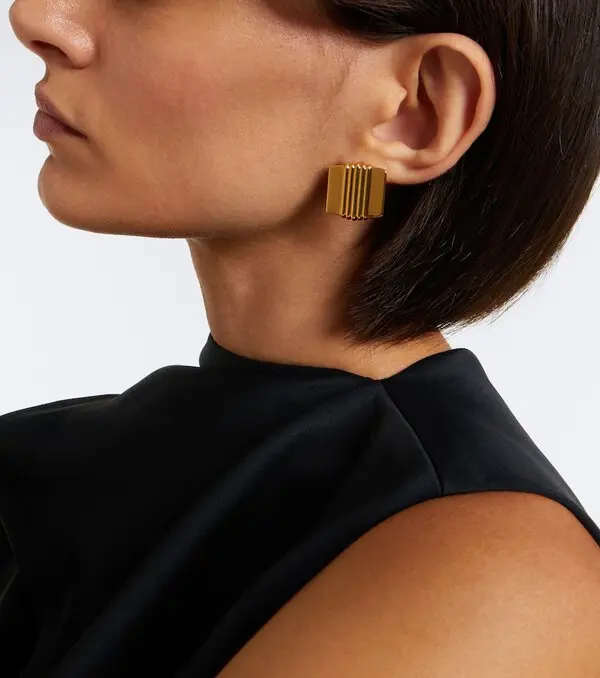 DEHANCHE Déhanche Élysées Stud Earrings In -plated Brass