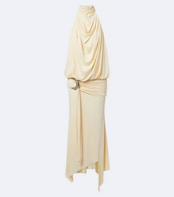 DE LA VALI Vida Draped Jersey Minidress