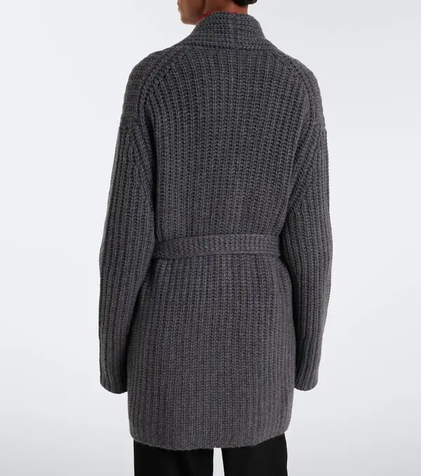 LISA YANG Cashmere Wrap Cardigan - Grey
