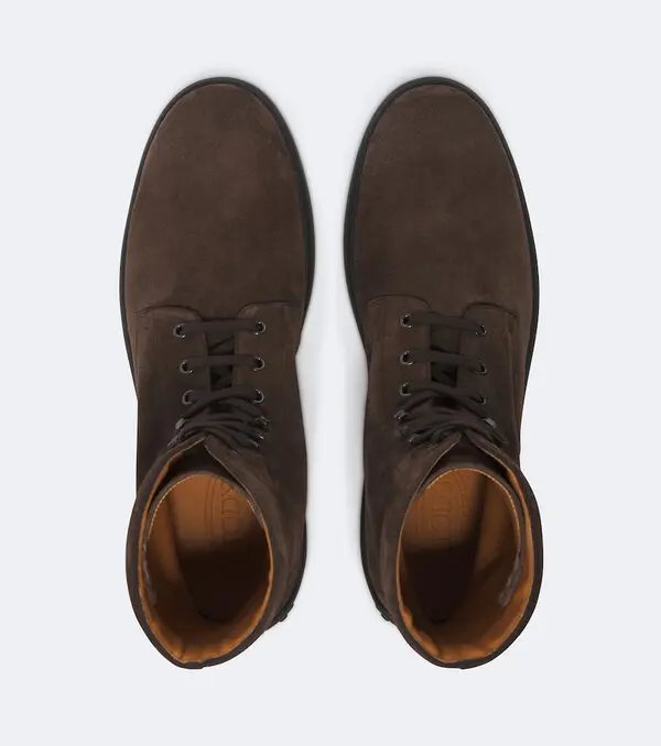 TOD'S Suede Lace-up Boots