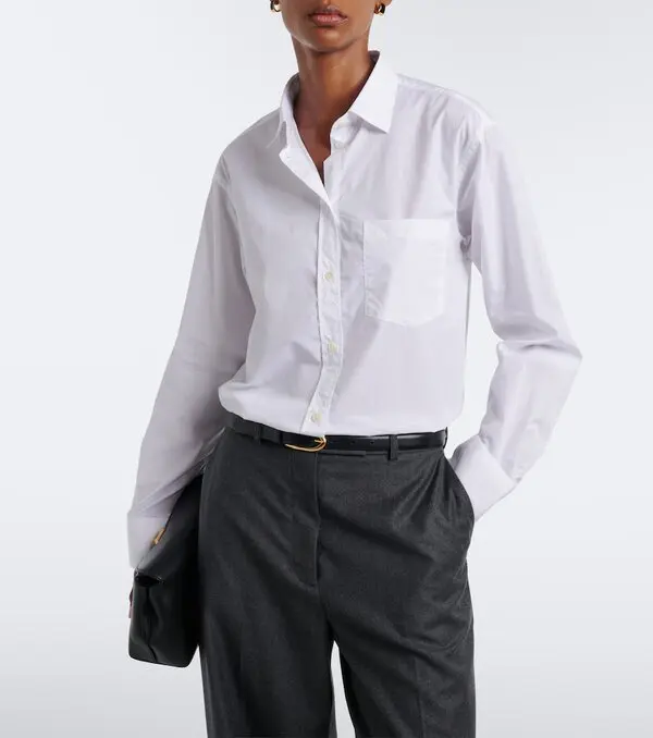 RÓHE Cotton Poplin Shirt Optic