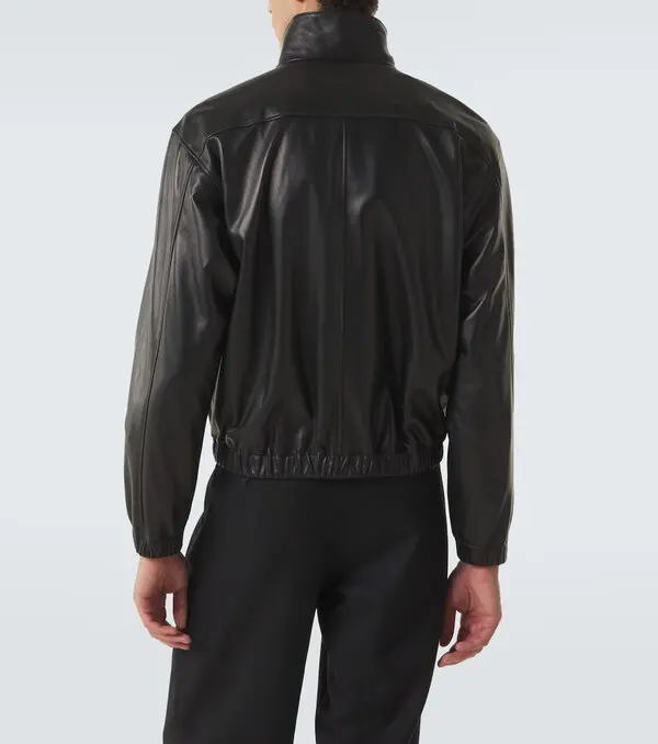 Saint Laurent Leather Blouson Jacket