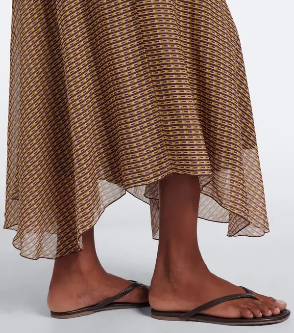 SIR. Cooper Asymmetric Printed Maxi Skirt