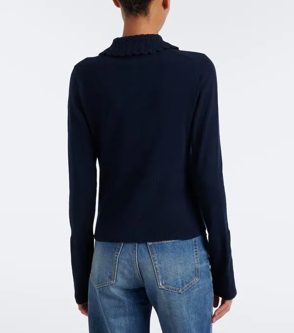 Chloé Logo Wool Cardigan