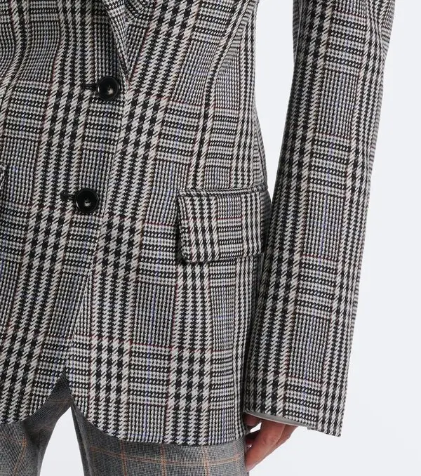 Stella McCartney Checked Wool Blazer