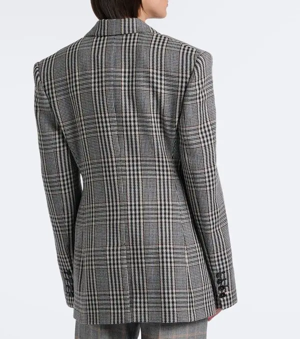 Stella McCartney Checked Wool Blazer